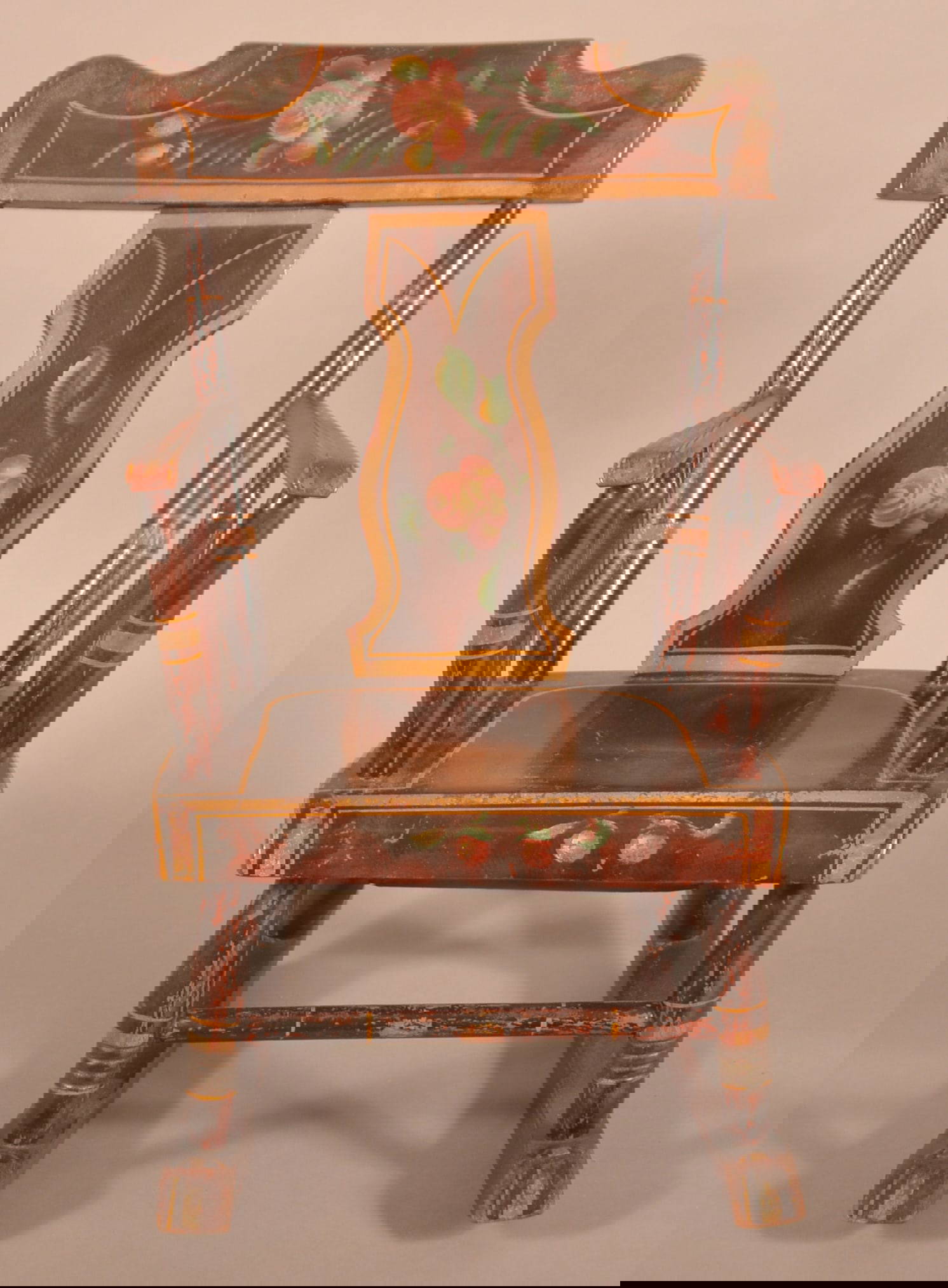 Pa 19th C. Splat-back Child's Rocking Chair. Auction