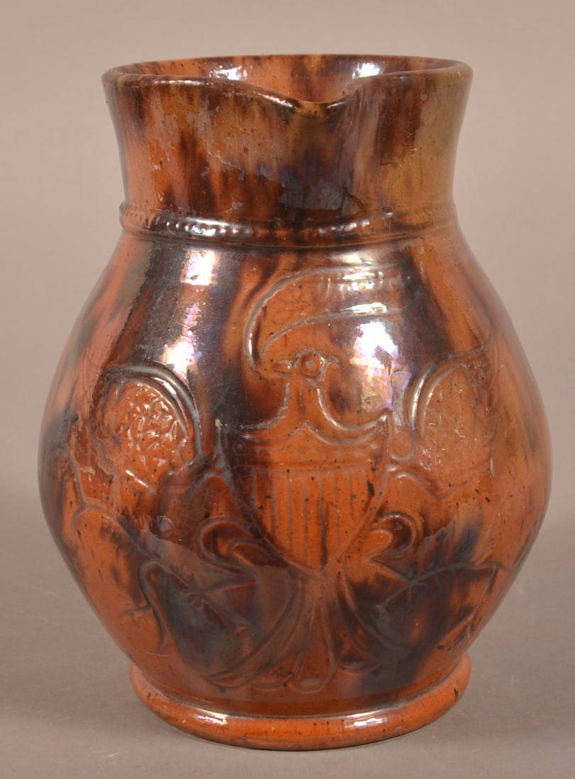 Jacob Medinger Sgraffito-decorated Milk Pitcher. Auction