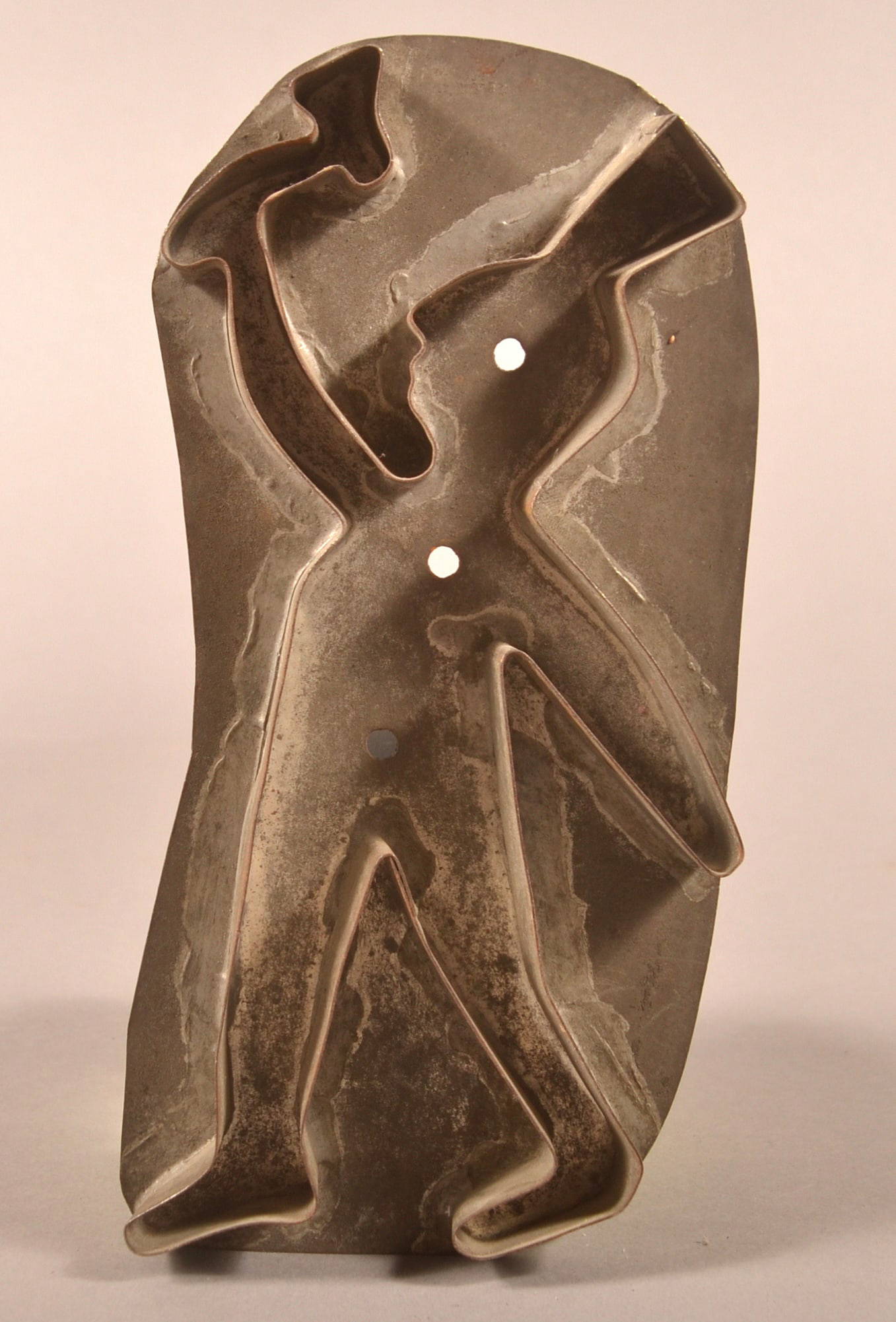 19th Century Tin Native American Cookie Cutter. Auction