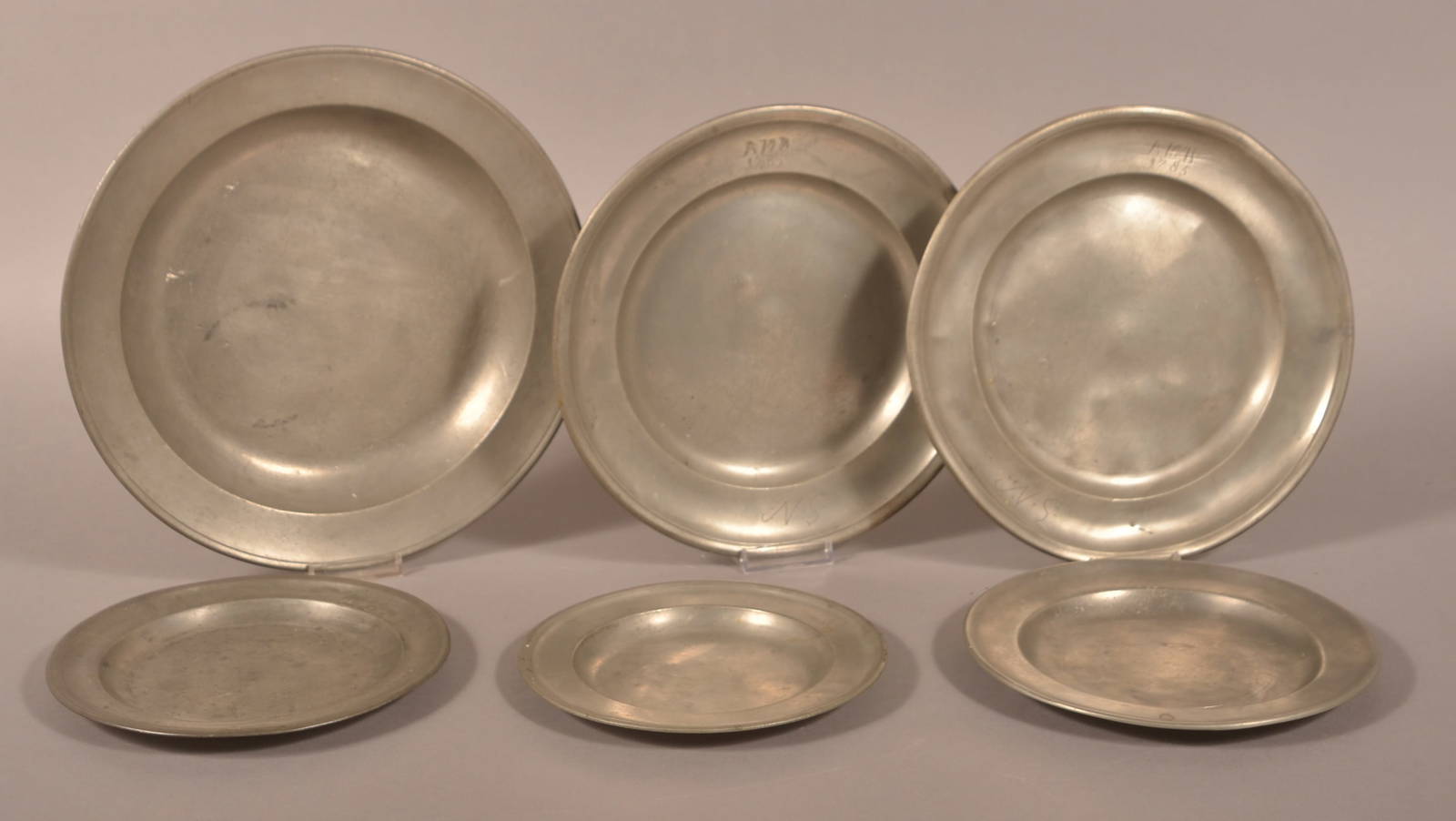 Six Various Antique Pewter Plates. - Mar 29, 2025 | Conestoga Auction ...