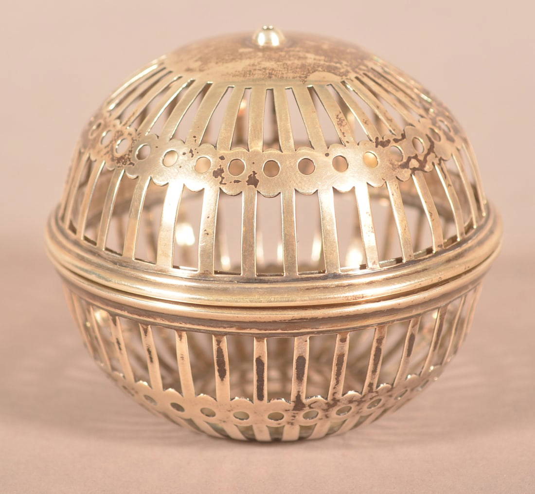 Sterling Silver String Holder. Auction