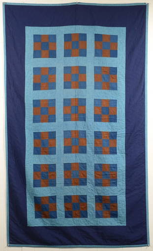 272. Amish Nine Patch Pattern Quilt. Belleville, Pa.