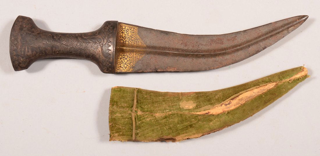 Yemeni dagger having an 8" curved blade with raised - Jan 17, 2014 ...