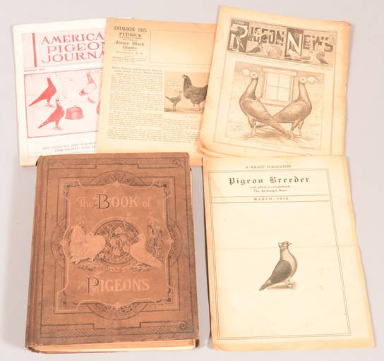 Pigeon Literature Incl. "the Illustrated Book Of