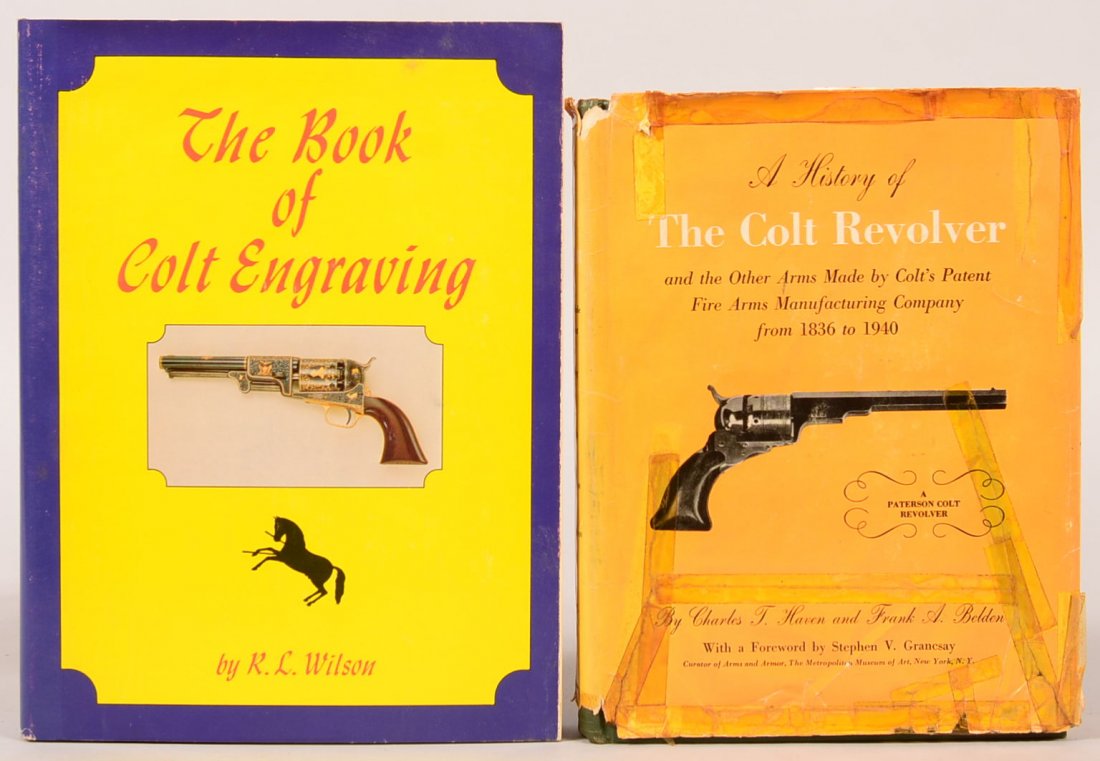 . Book lot of (2) Colt: "The Book of Colt Engraving"