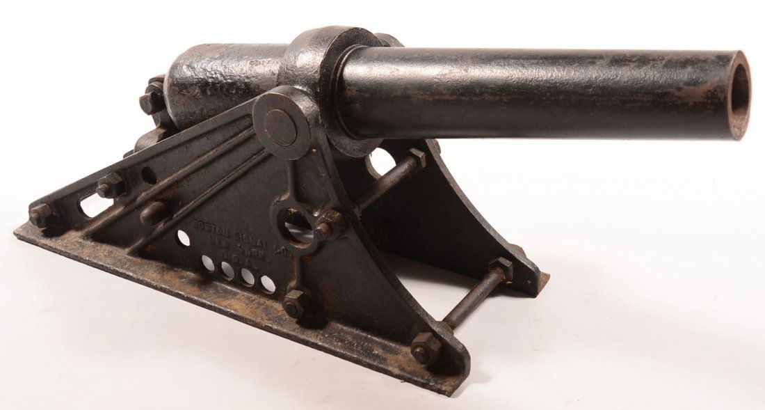 Large Muzzle Loading Coston Signal Cannon Having A