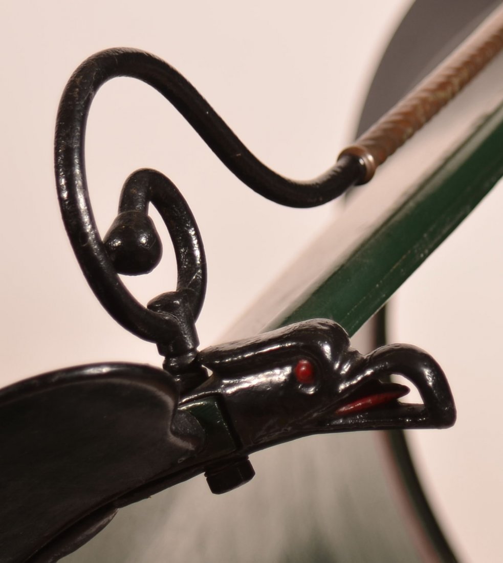 Portland Cutter Sleigh with green paint and red trim