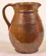 Medinger Pottery Redware Pitcher with Eagle. - May 16, 2015 | Conestoga ...