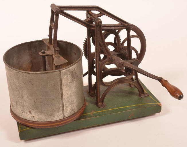 19th Century Mechanized Crank Action Chopper.