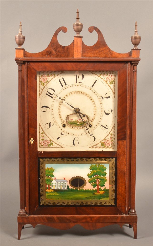 Silas Hoadley, Plymouth, CT, Clock.