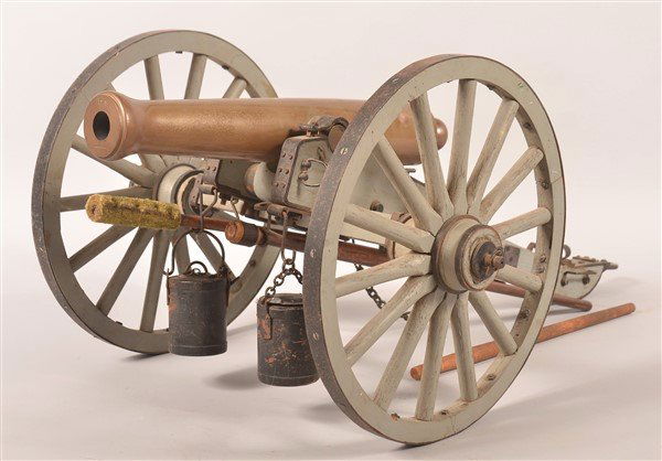 Vintage Civil War Style Miniature Working Cannon.