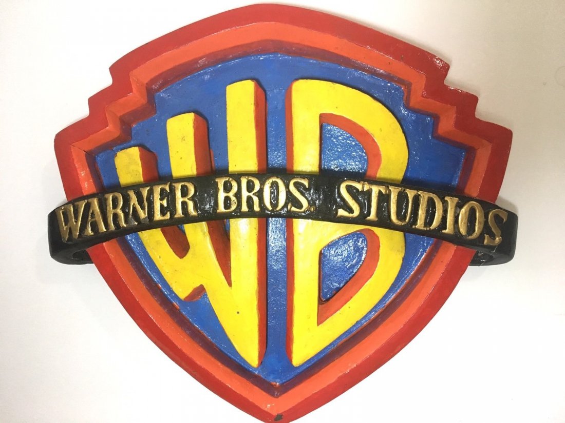 Antique/Vintage Warner Brothers Studios Fiberglass Sign