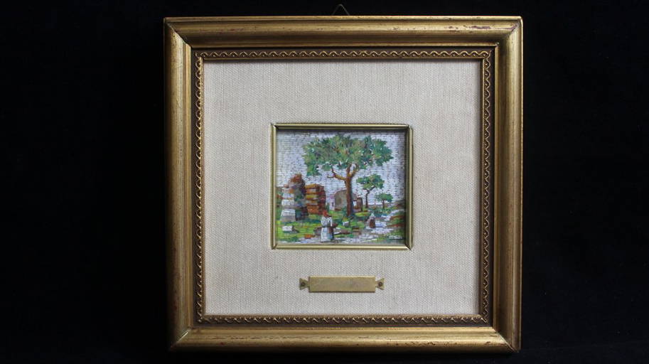 T. Franchino (italian 1892 1964) Micro Mosaic