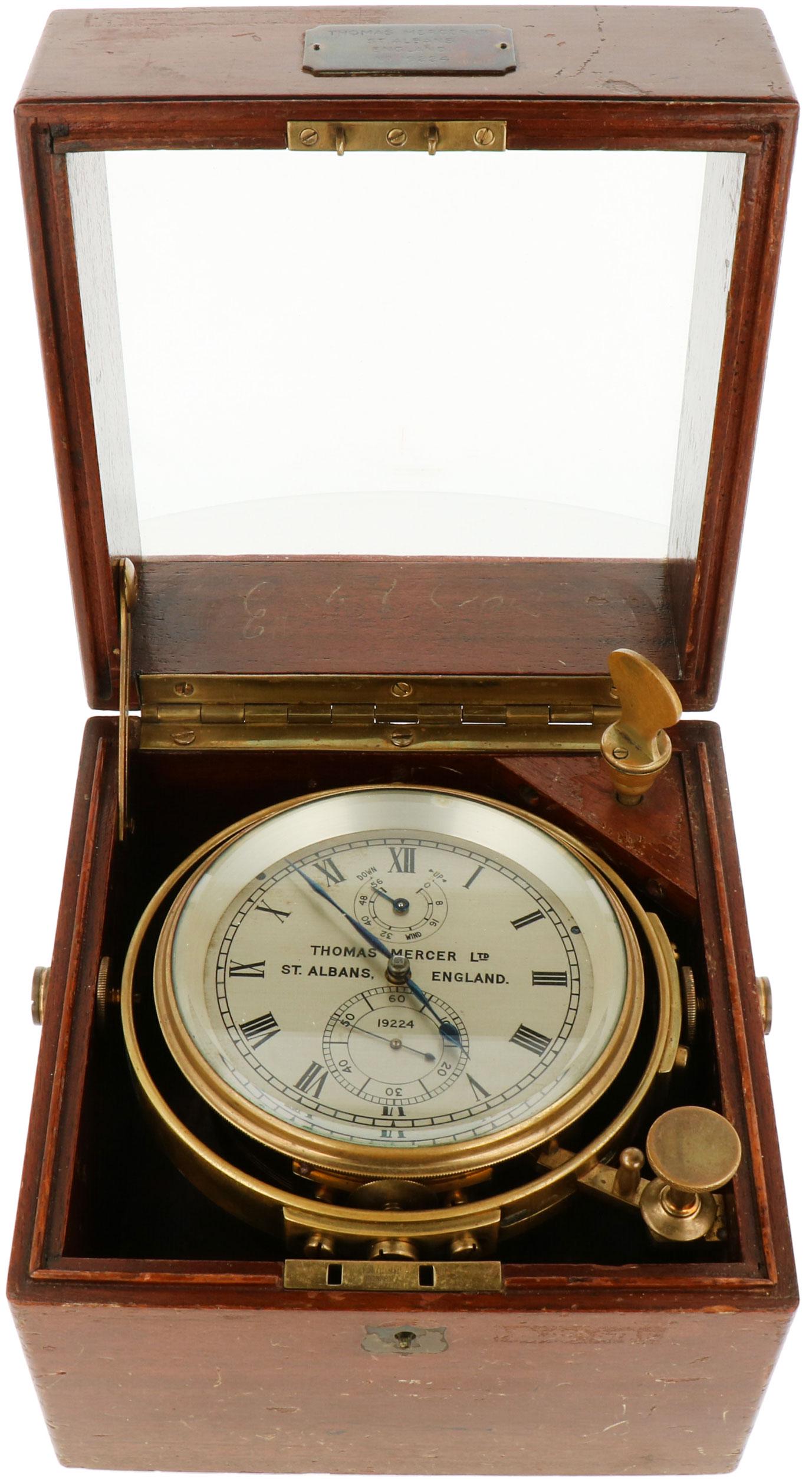 A Thomas Mercer Ship Chronometer. Serial Number: 19224.