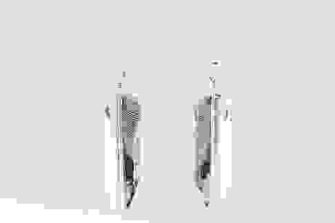 Native America Navajo Sterling Silver Feather Dangling Earring's By ...