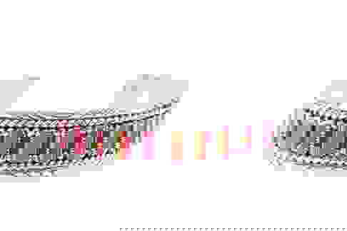 Native America Navajo Sterling Silver Coral Barcelet Cuff By Chester ...