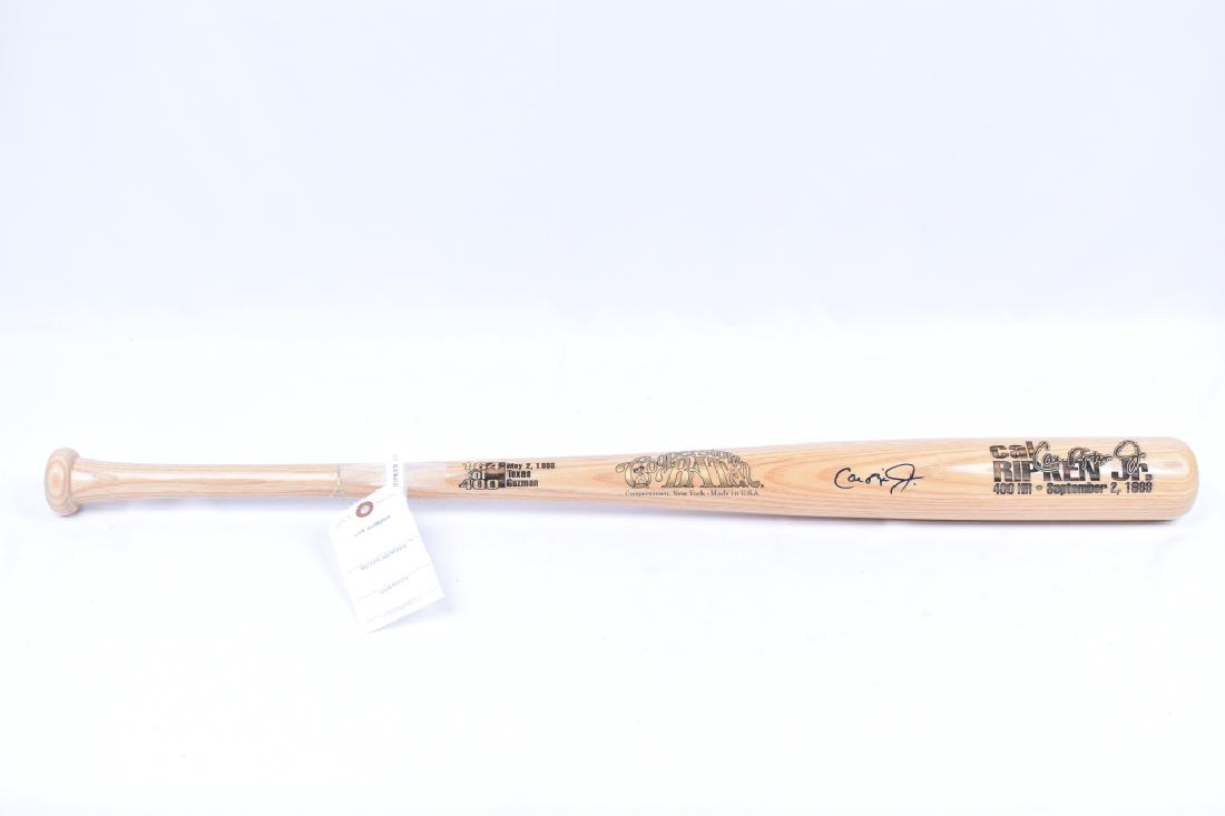 Cal Ripken Jr Signed Wooden Baseball Bat