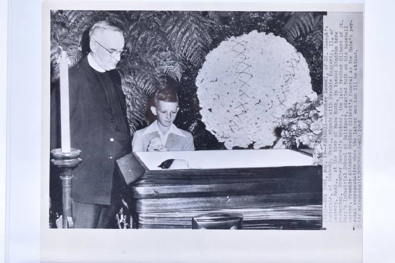 Babe Ruth Casket Ap Photo