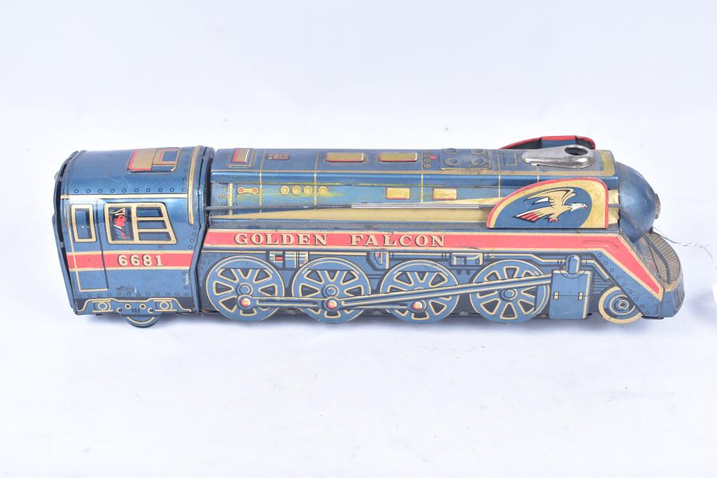 Golden Falcon 6681 Tin Train Locomotive Modern Toy
