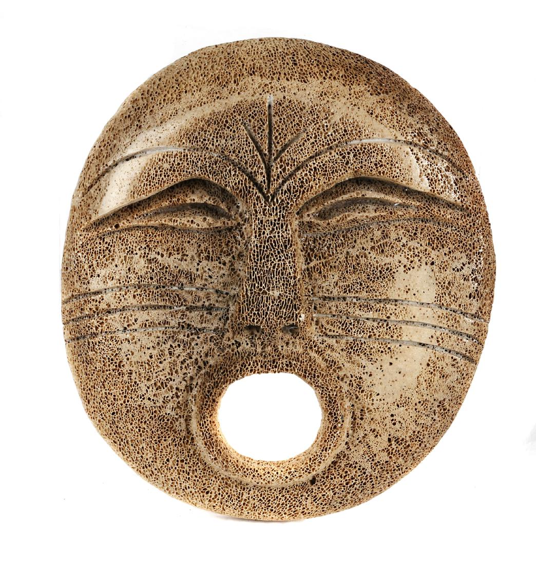 Inuit whale bone spirit mask - May 26, 2019 | Fine Estate, Inc. in CA