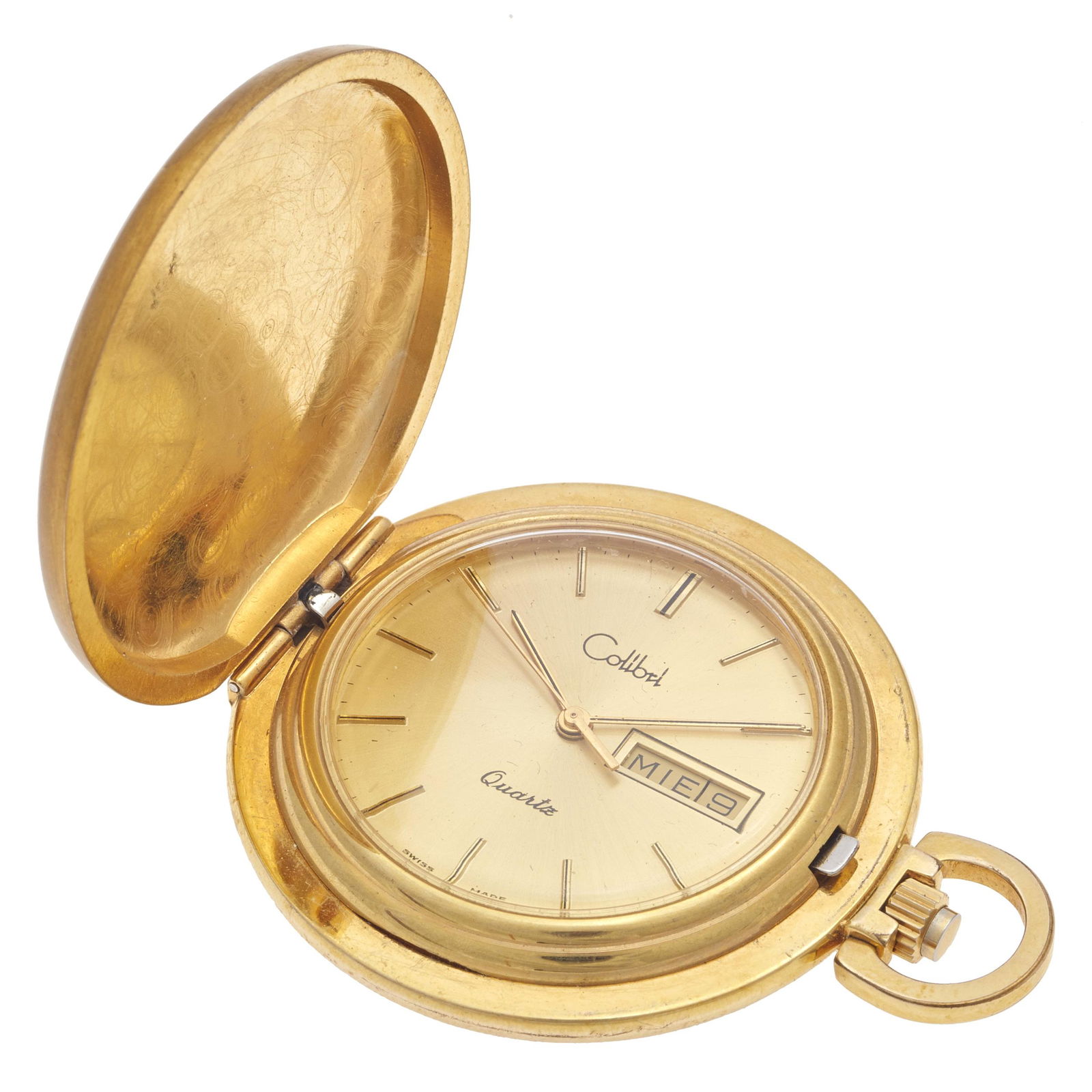 Colibri Modern Gold Tone Pocket Watch - Nov 03, 2019 | Fine Estate, Inc ...