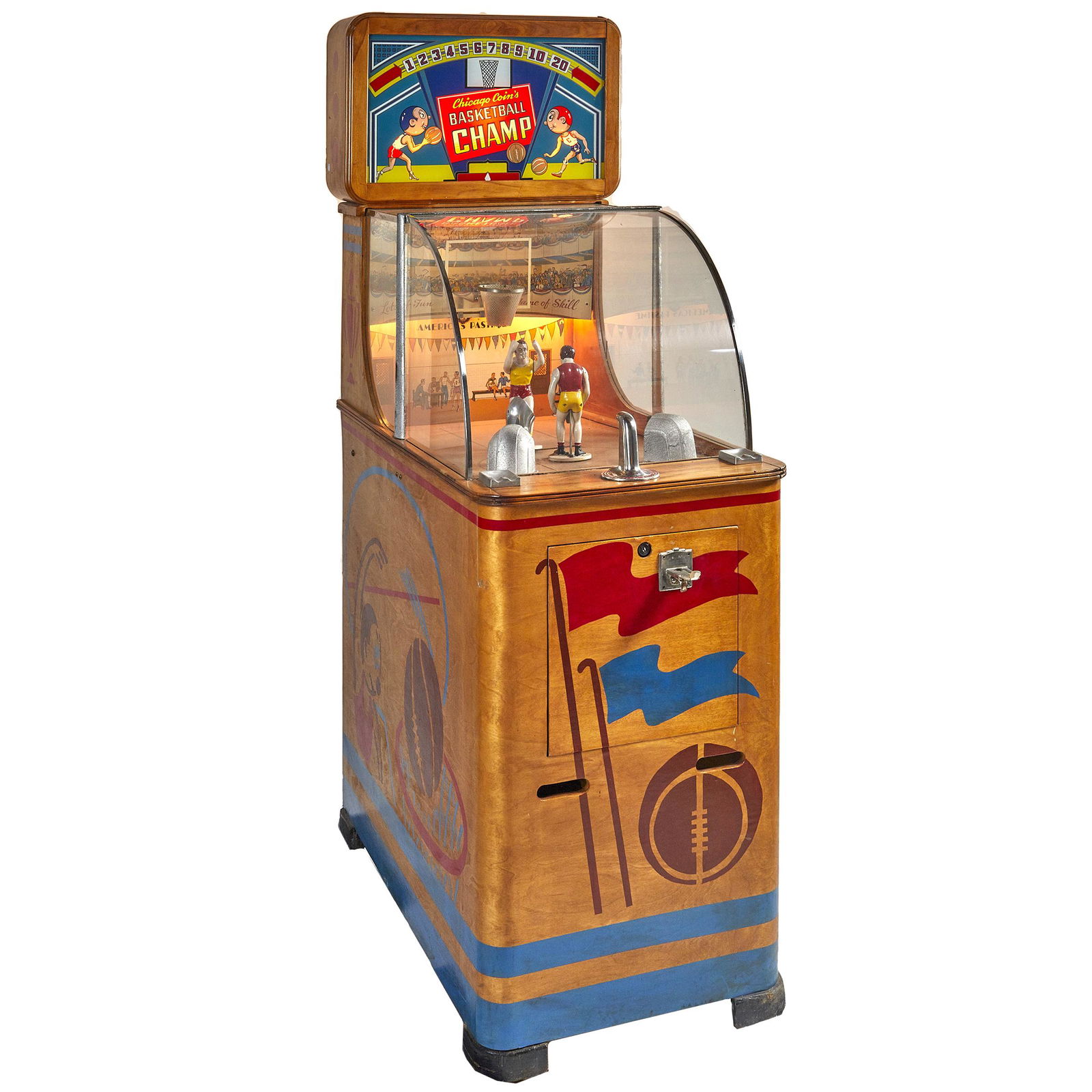 1947 Chicago Coin Basketball Arcade Game - Mar 21, 2021 | Fine Estate ...