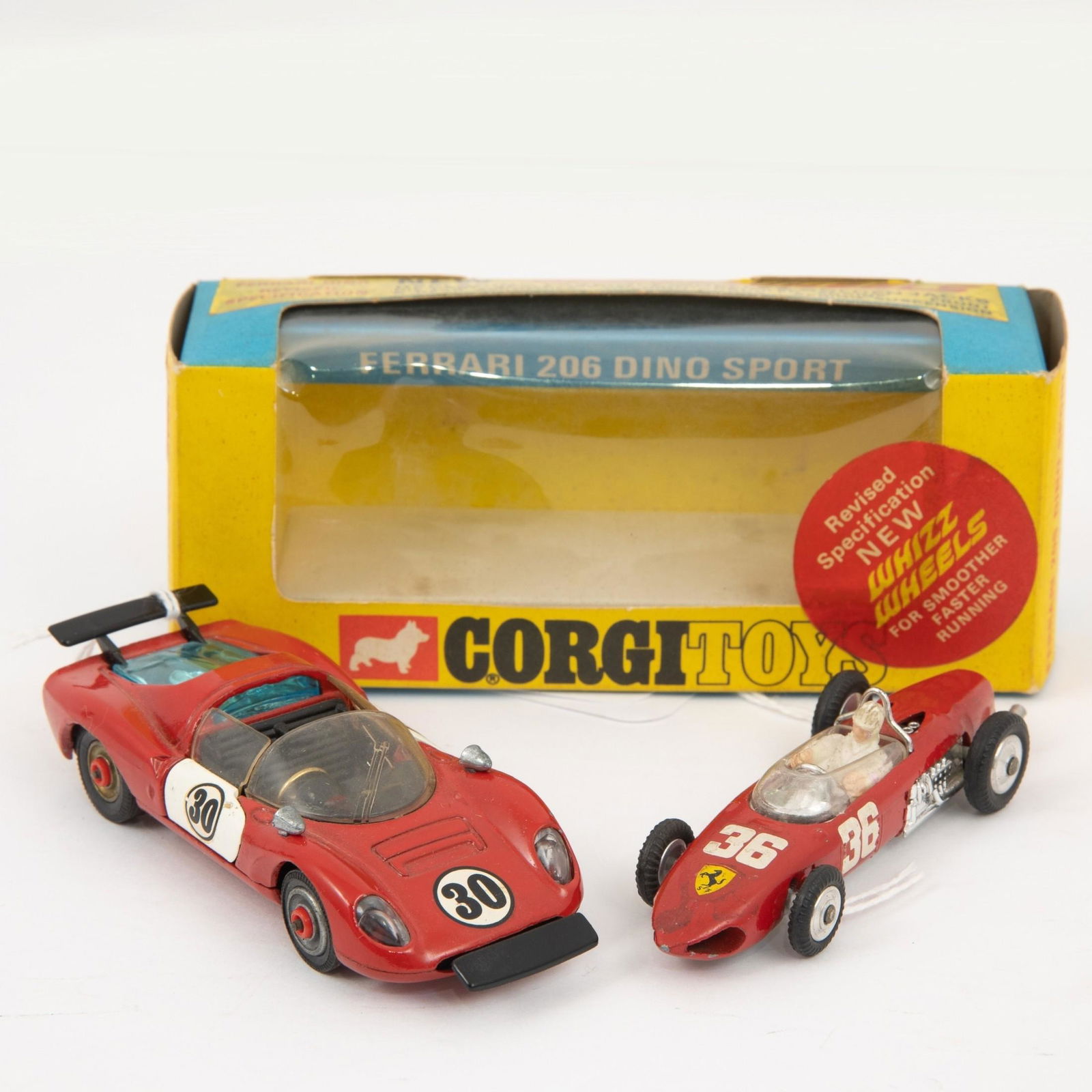 Corgi 344 Ferrari Dino 344 And Corgi 154 Lotus Climax Formula 1, The ...