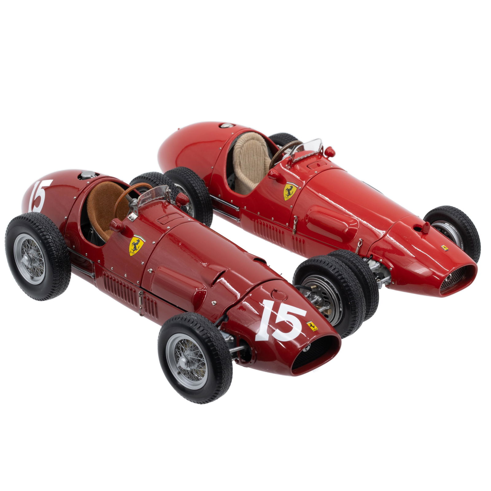 Two Ferrari 1:18 Scale Diecast Modes Including A 1953 Ferrari 500 F2