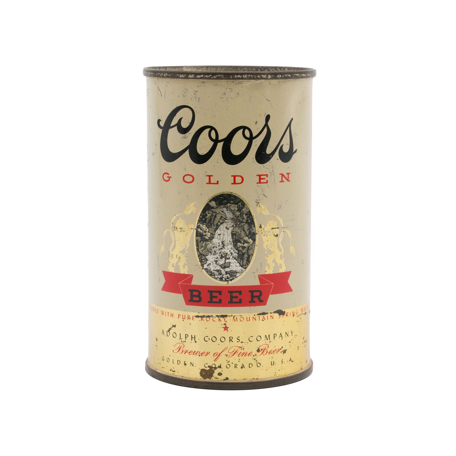 Coors Golden Beer Flat Top Irtp
