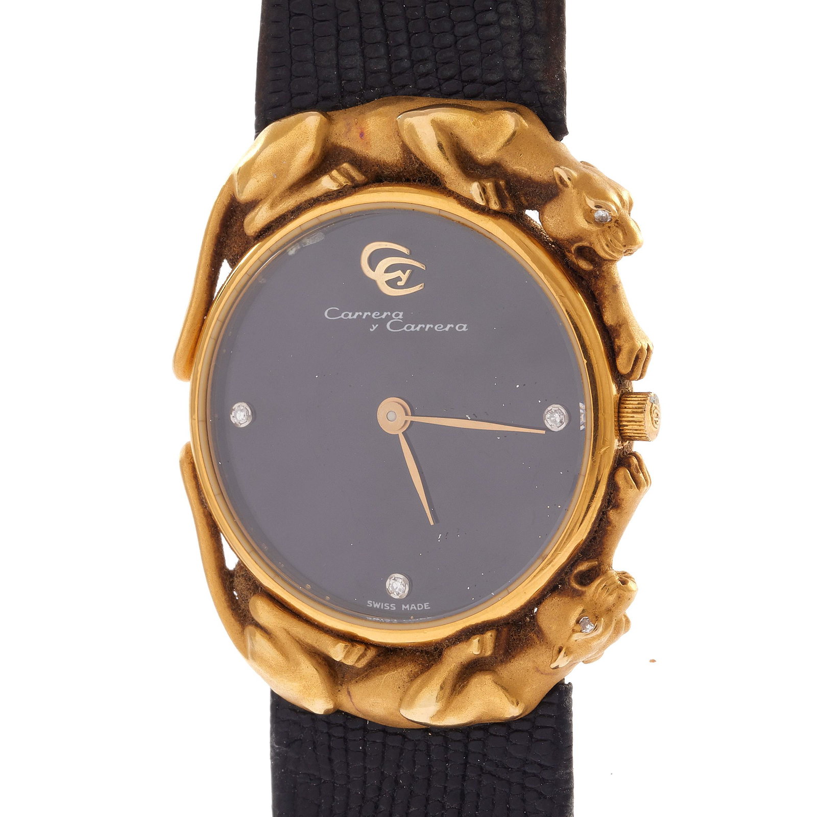 Carrera Y Carrera Diamond, 18k Panther Watch