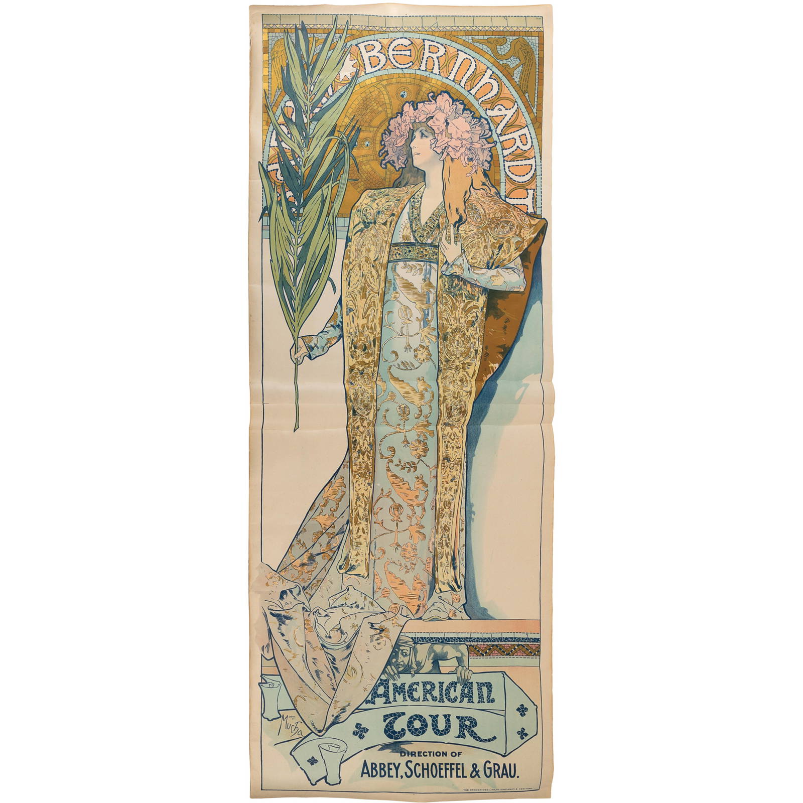 After Alphonse Mucha (czech 1860-1939) Auction