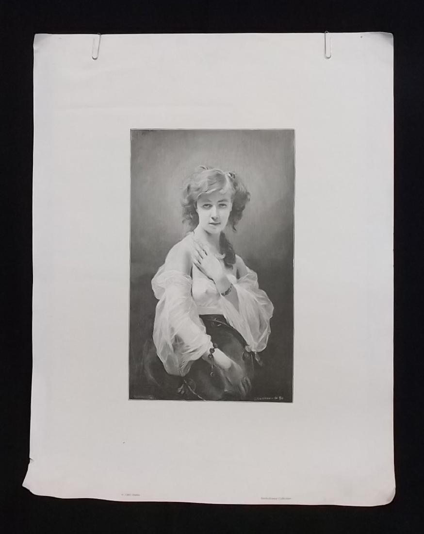 HAIDEE REPRINT FROM ANTIQUE WOOD ENGRAVING