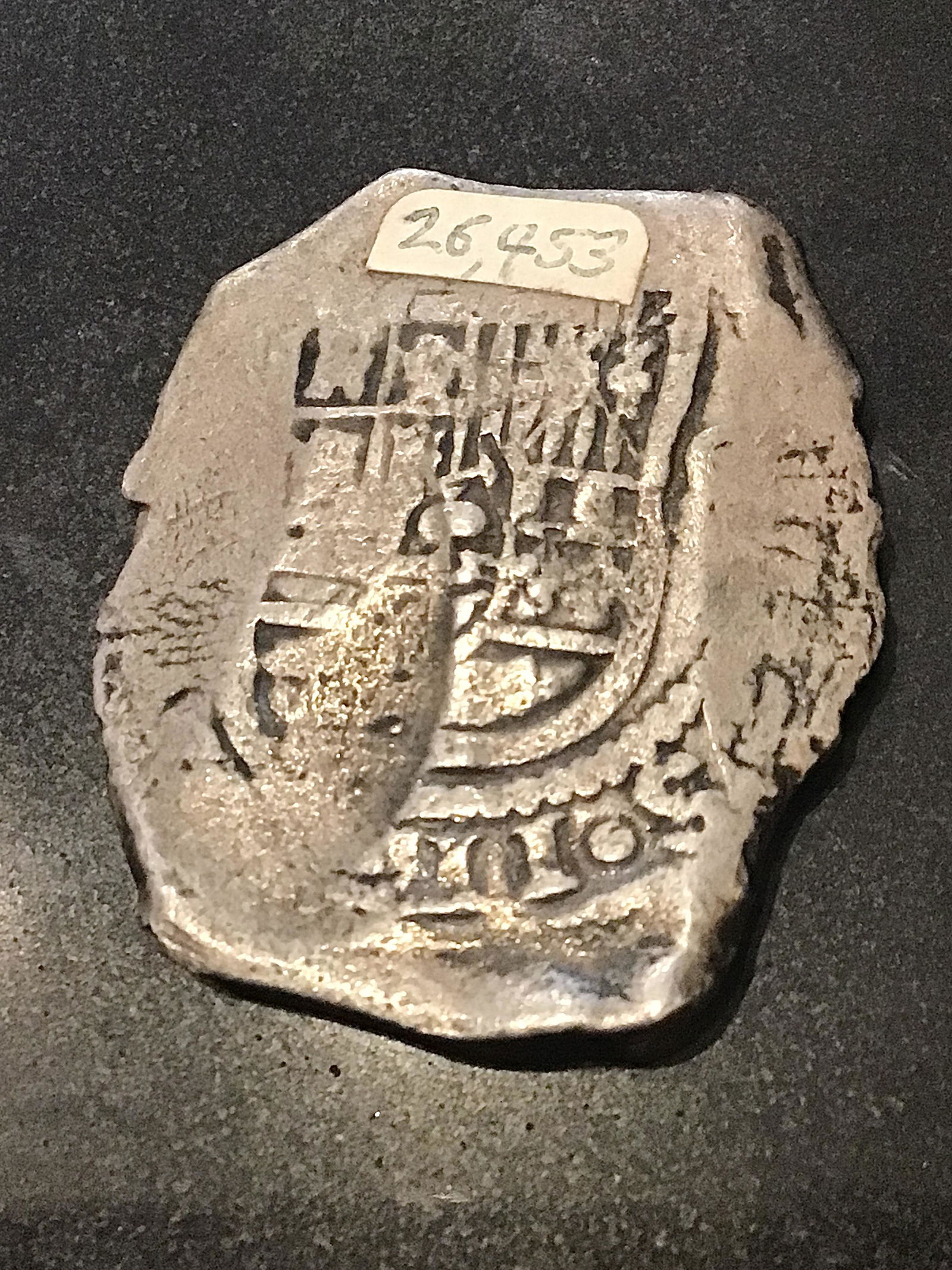 8 Reales Spanish Colonial Silver Cob Coin 16th 18th C.