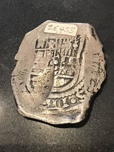 8 Reales Spanish Colonial Silver Cob Coin 16th 18th C.