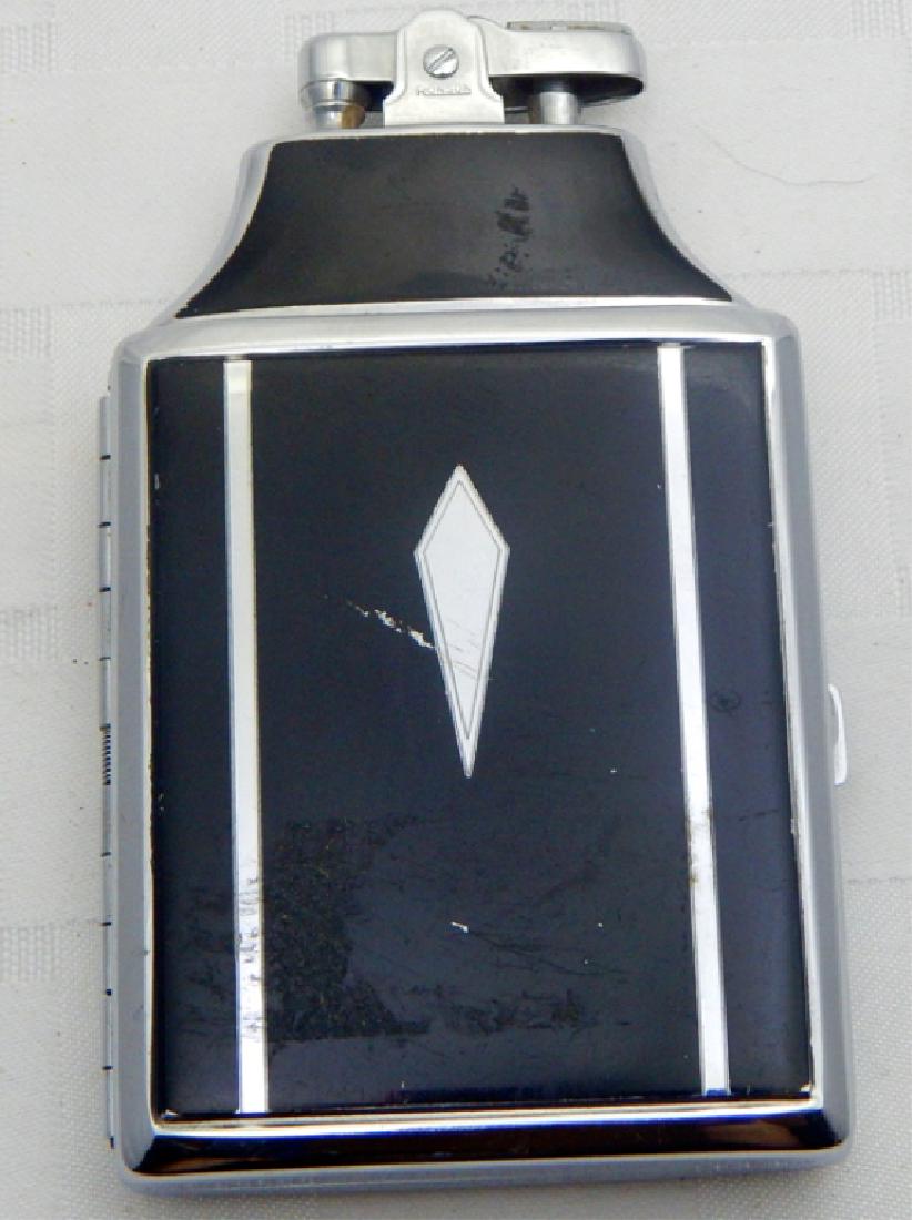 Vintage Art Deco Ronson Lighter And Cigarette Case