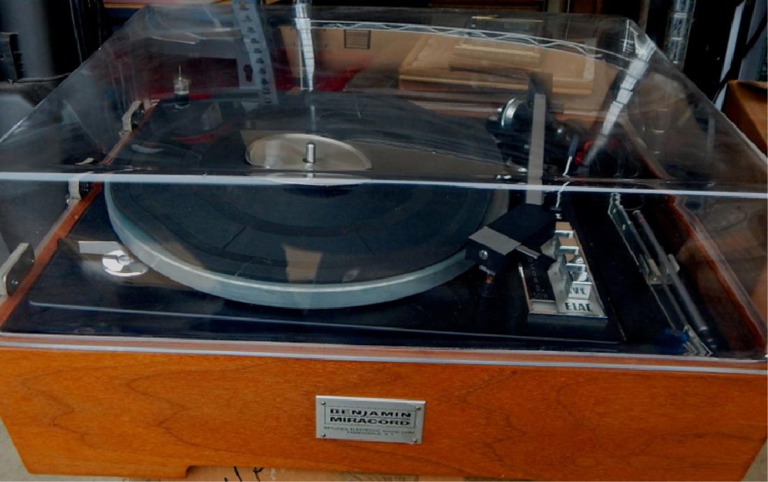 Benjamin Miracord Vintage Turntable W/ Dust Cover