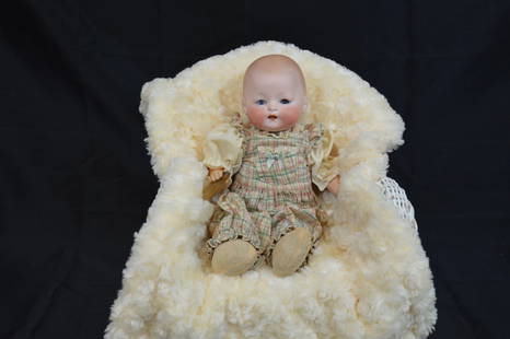 Louis Amberg & Sons Bisque Doll C. 1914