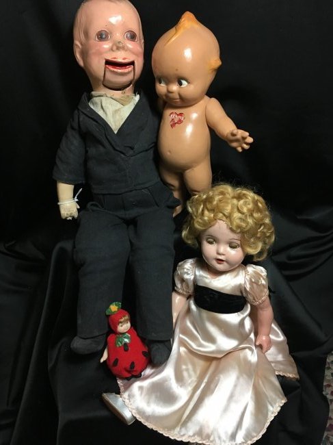 Lot of 3 Composition Dolls 1930's-1940's