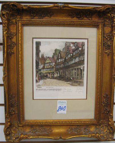 Henry Goering (bremen, Germany 1871 1944) Etching