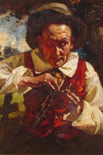 William Somerville Shanks (british, 1864 1951) Oil