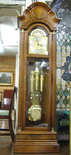 184: HOWARD MILLER GRANDFATHER FLOOR CLOCK, model 610-