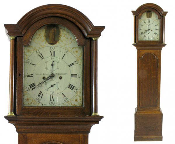 Welsh Tall Case Floor Clock, Nichols & Son, Newpo