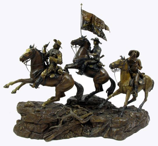 792: DAVID MANUEL (AMERICAN, B. 1940) BRONZE SCULPTURE