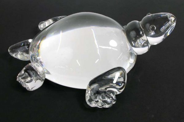33: STEUBEN TURTLE in clear glass, fire polished, head - Dec 02, 2008 ...