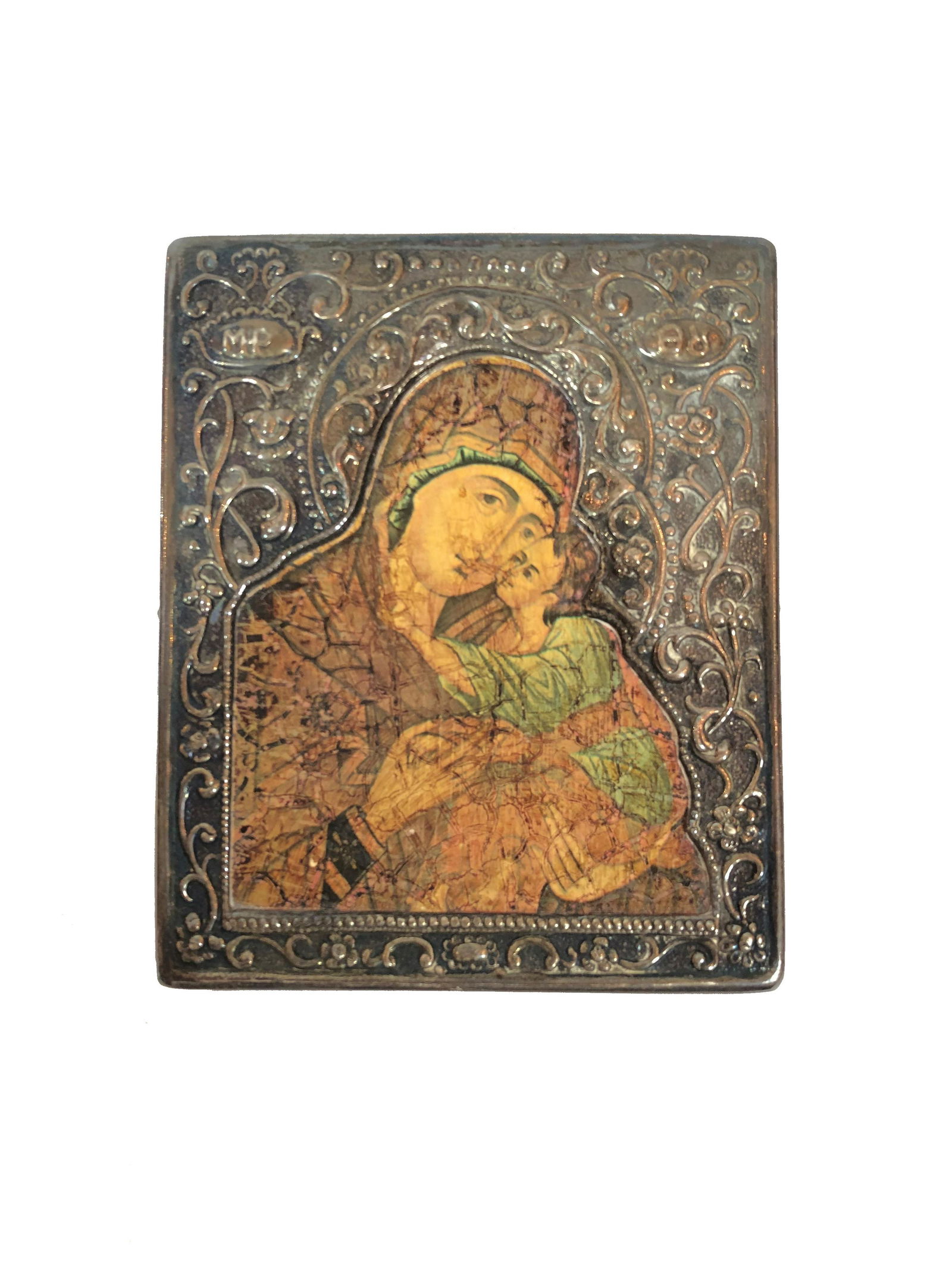 Antique Russian Sterling Silver Religious Icon - Dec 15, 2019 | Coral ...