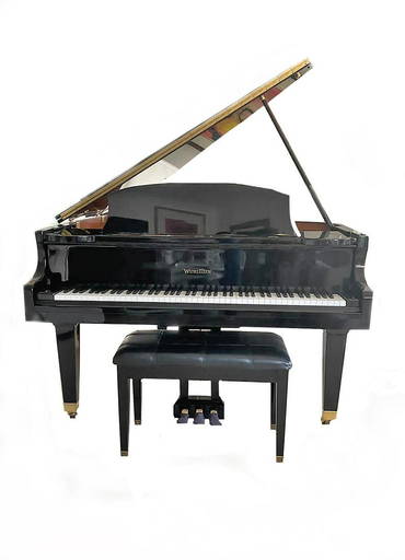 Wurlitzer Model C153 Black Lacquer Baby Grand Piano