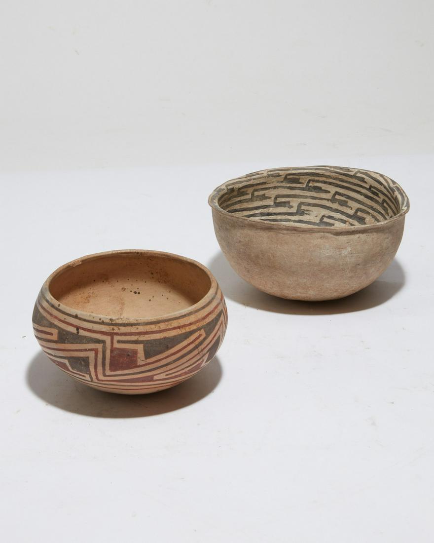 Two Native American Pottery Bowls