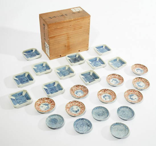 Twenty four Japanese miniature porcelains (#0018) on Sep 07, 2022 ...