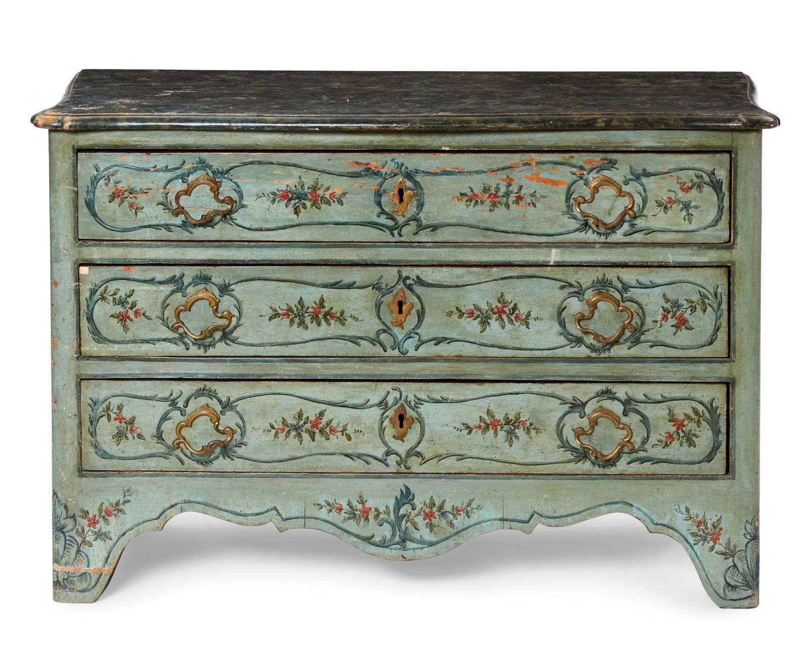 An Italian Rococo Painted Commode Auction