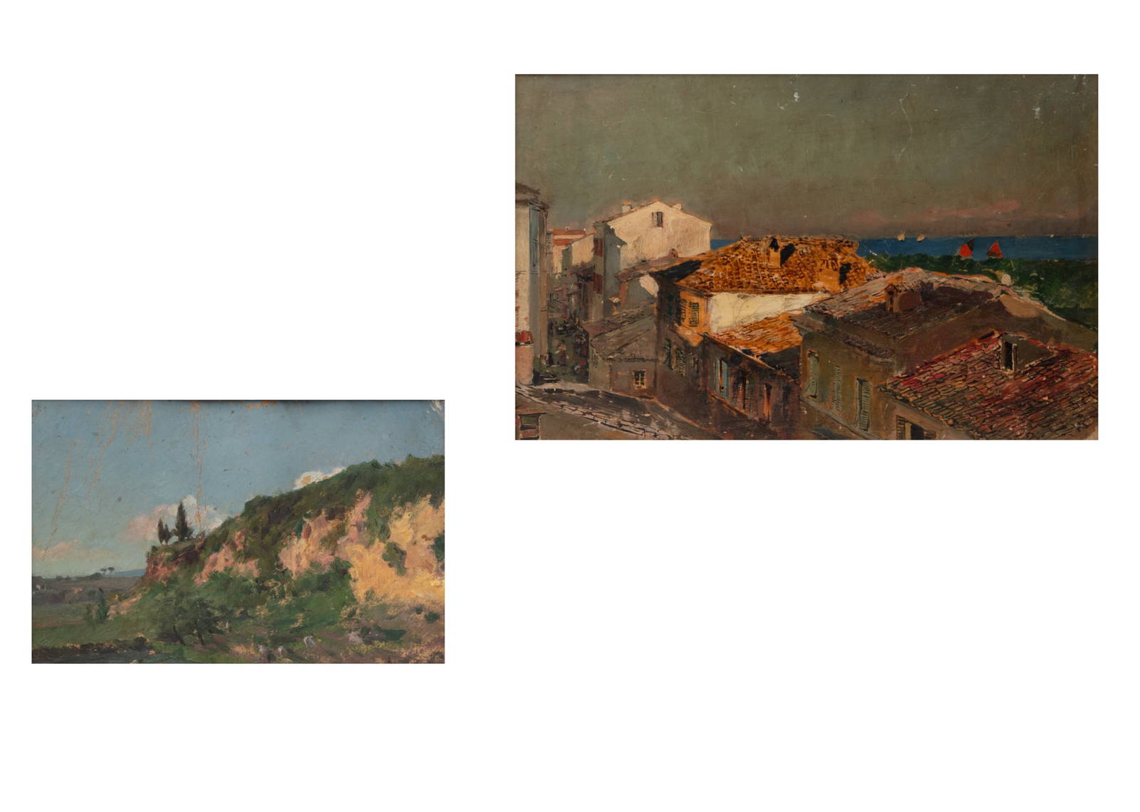 Attilio Simonetti, Two Works Auction